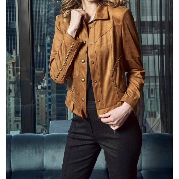 Insight | Jackets & Coats | New Insight Vegan Suede Jacket In Ginger | Poshmark